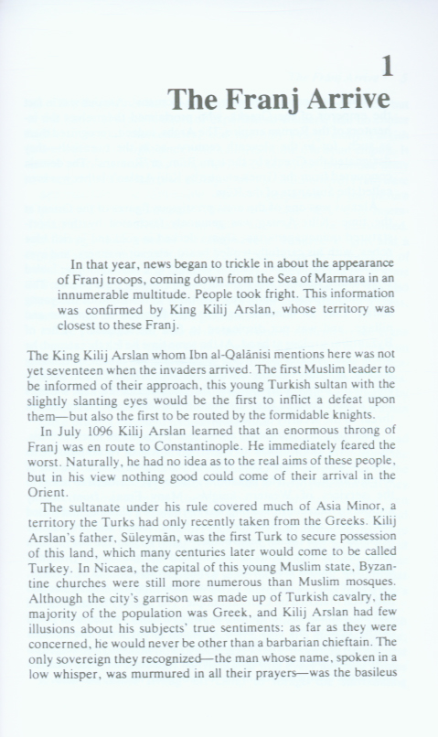 The Crusades through Arab eyes