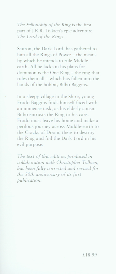 The Fellowship of the Ring by Tolkien, J. R. R. (9780007203543 ...