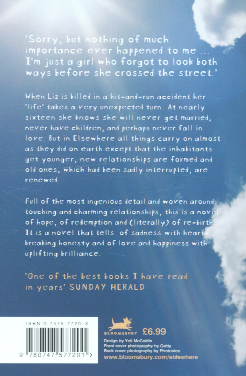 Elsewhere by Zevin, Gabrielle (9780747577201) | Browns Books