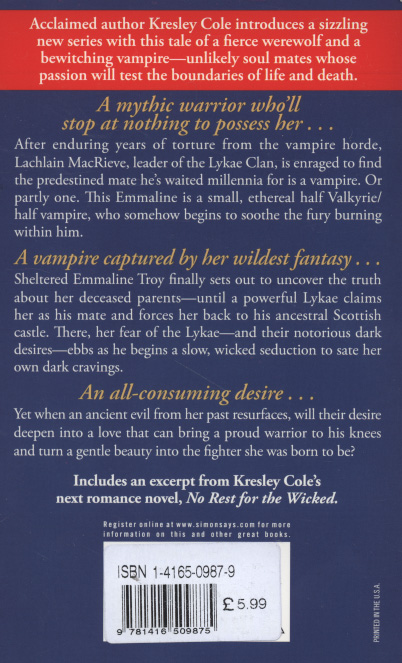 Immortals After Dark #1: A Hunger Like No Other