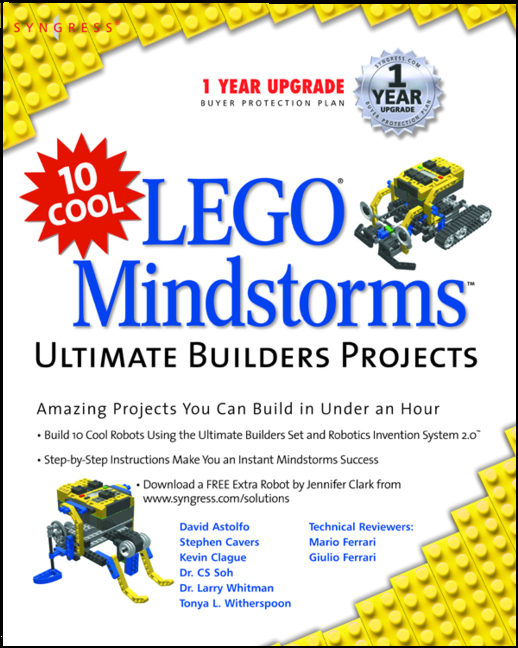 10 Cool Lego Mindstorm Ultimate Builders Projects by Ferrari, Guilio (Author of bestselling ...