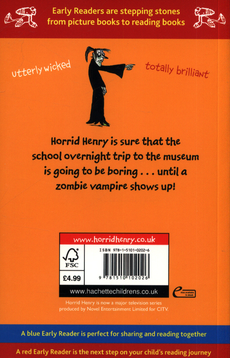 Horrid Henry Early Reader: Horrid Henry and the Zombie Vampire by Simon ...