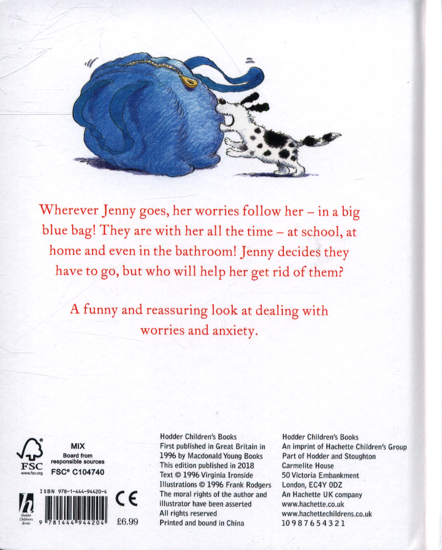 The Huge Bag of Worries Board Book by Ironside, Virginia (9781444944204 ...