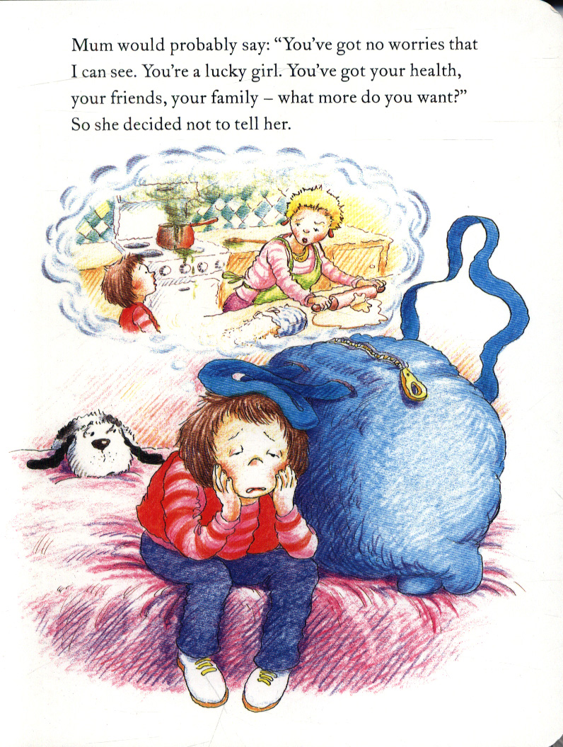 The Huge Bag of Worries Board Book by Ironside, Virginia (9781444944204 ...