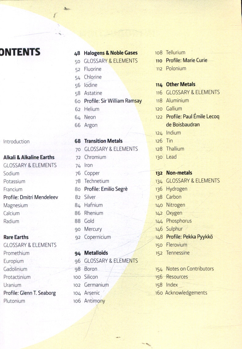 30-Second Elements : The 50 most significant elements, each explained in half a minute