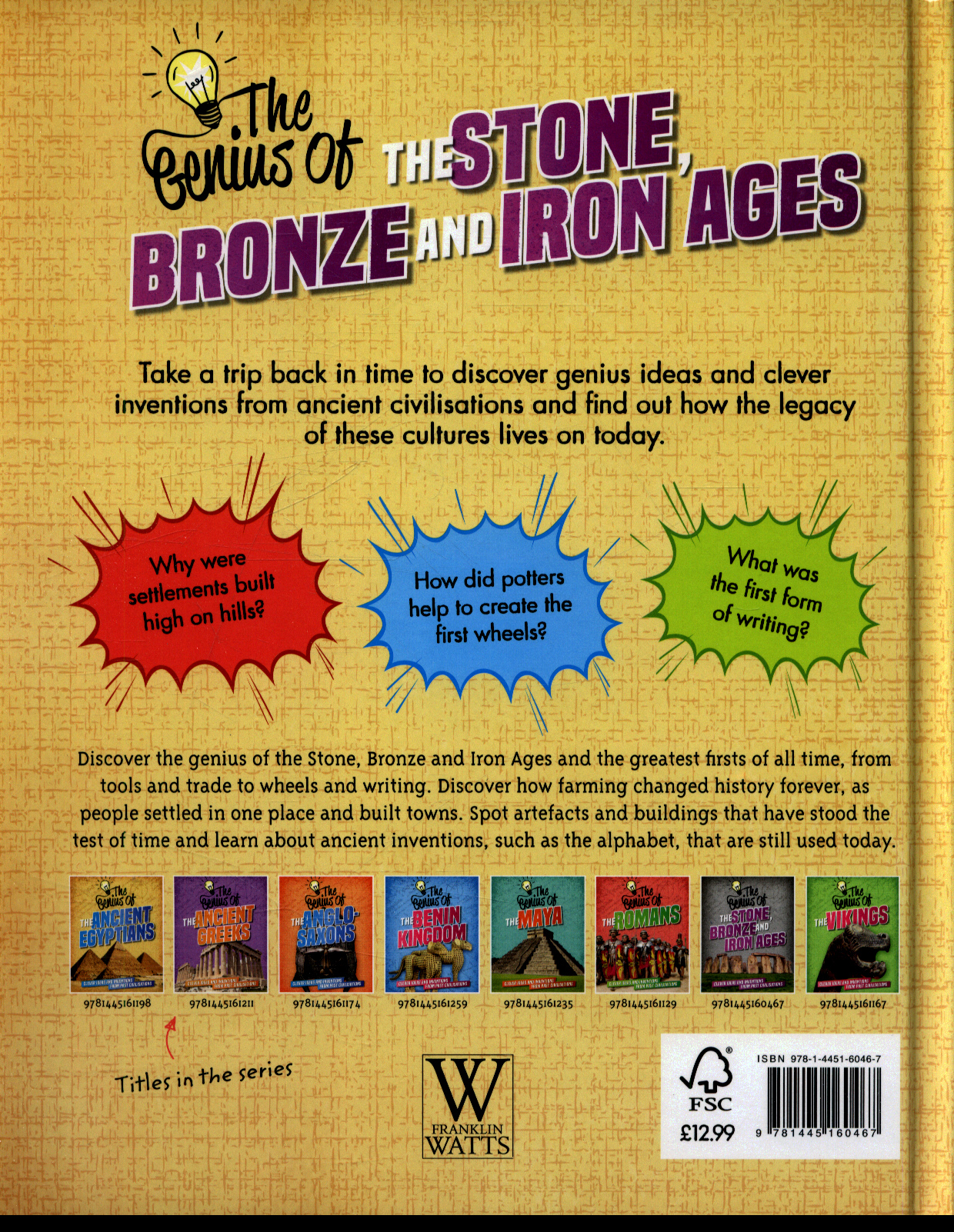 The Genius of: The Stone, Bronze and Iron Ages by Howell, Izzi ...