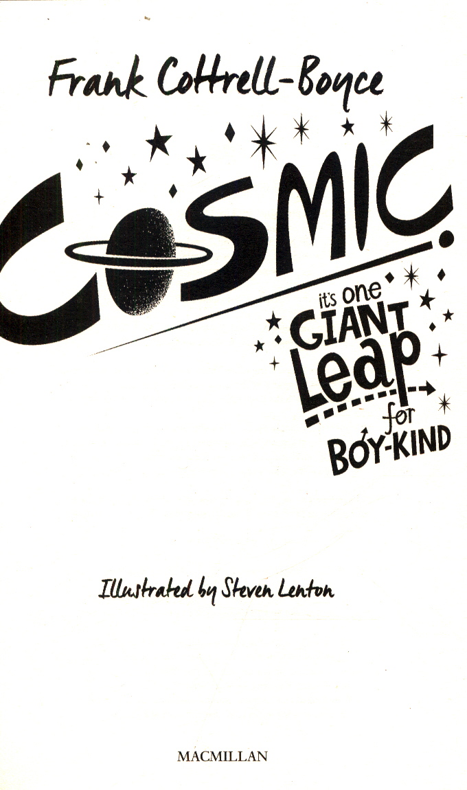 Cosmic by Cottrell Boyce, Frank (9781529008777) | Browns Books