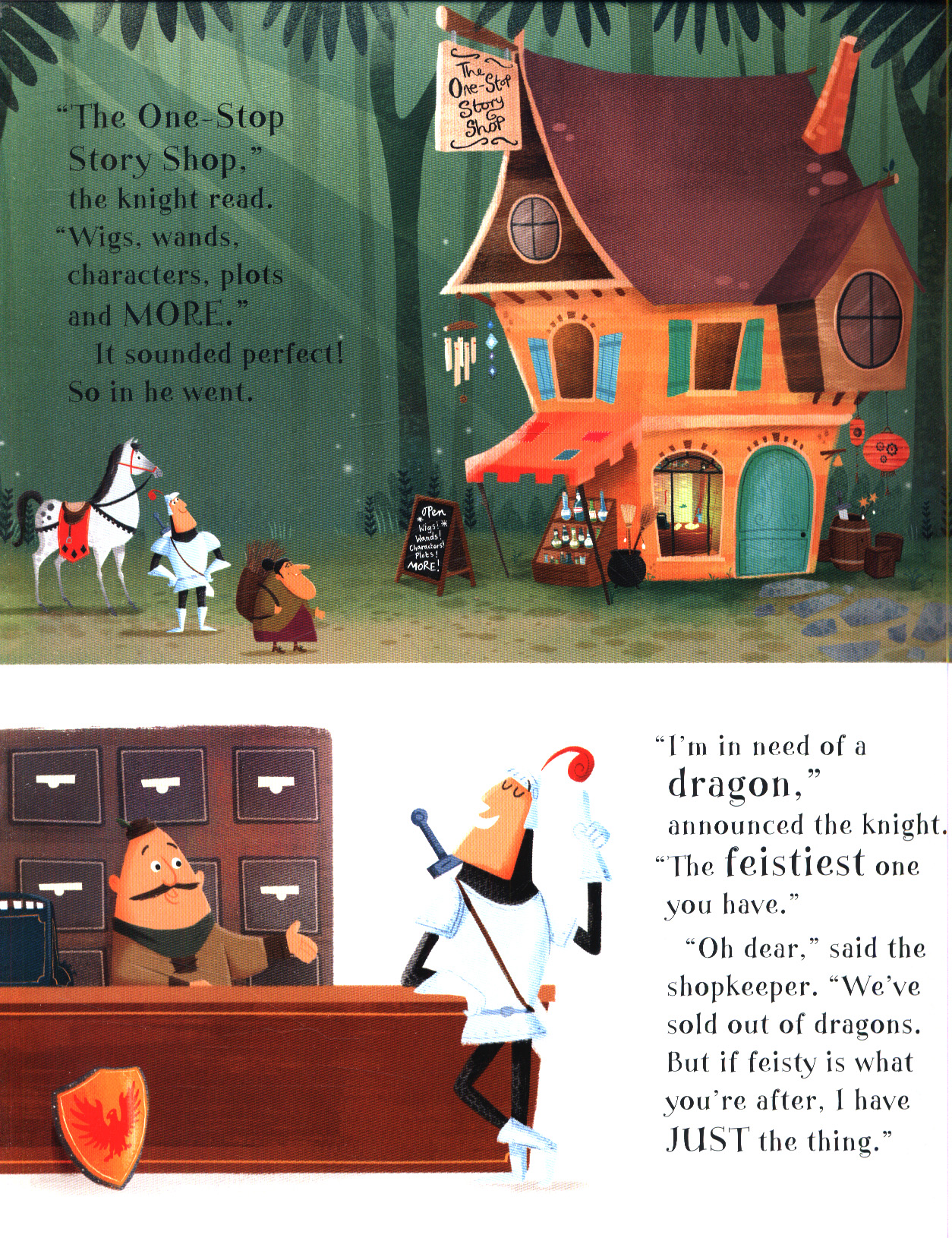 The One-Stop Story Shop by Corderoy, Tracey (9781788811002) | Browns Books