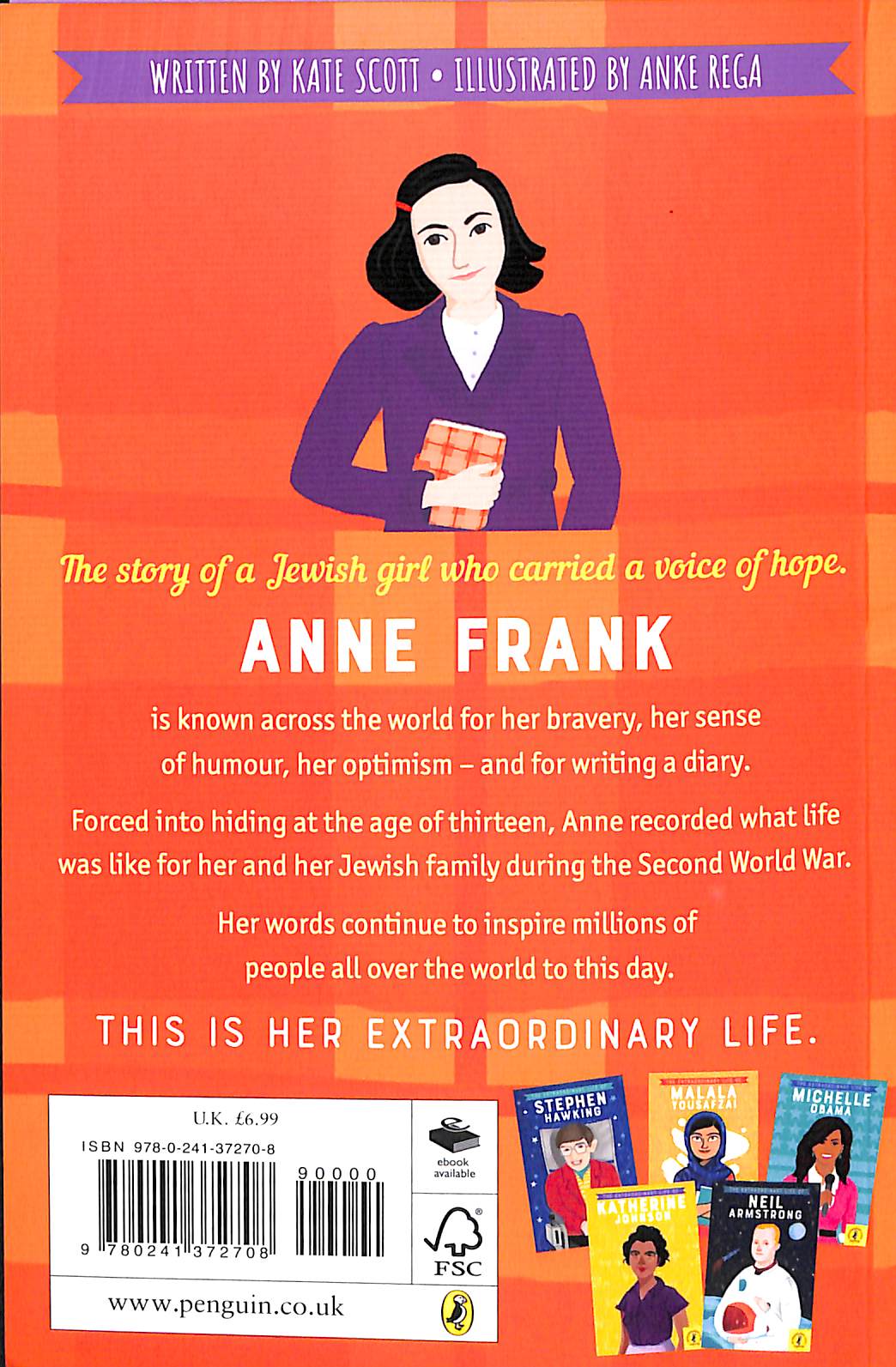 The Extraordinary Life of Anne Frank by Scott, Kate (9780241372708 ...