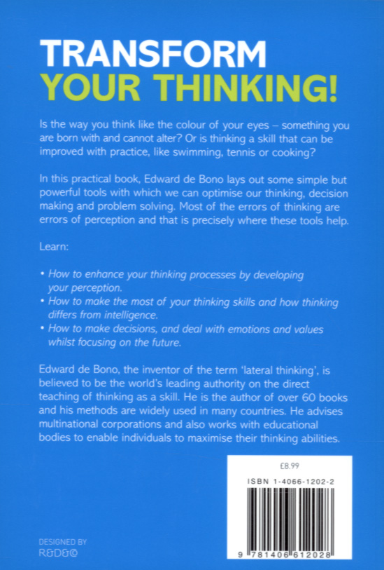De Bono's Thinking Course (new edition) by De Bono, Edward ...
