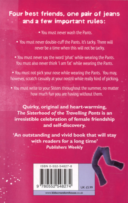 Summers of the Sisterhood: The Sisterhood of the Travelling Pants by ...