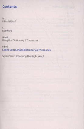 Collins GEM School Dictionary & Thesaurus by Collins Dictionaries ...