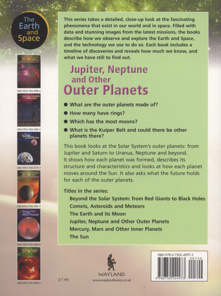 The Earth and Space: Jupiter, Neptune and Other Outer Planets by Oxlade ...