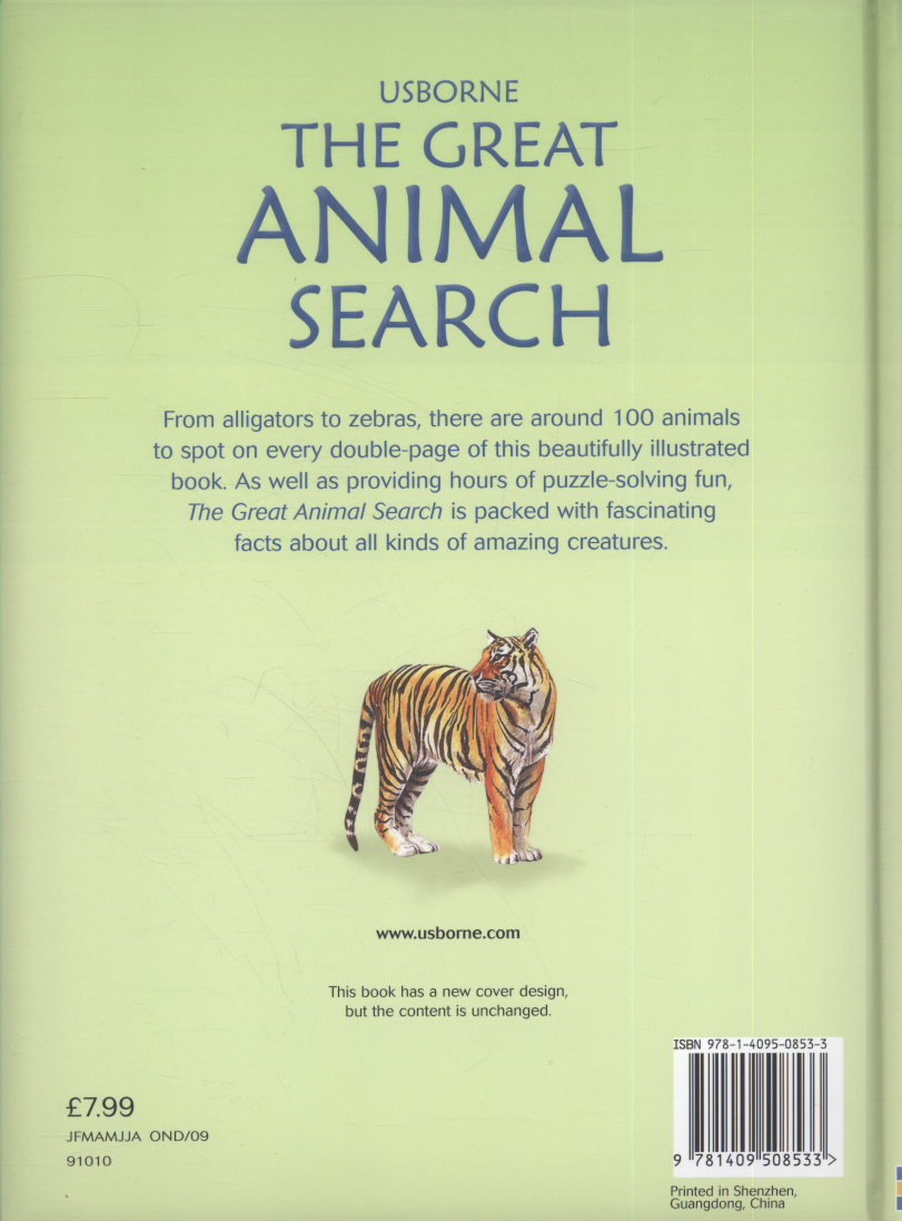 Great Animal Search by Jackson, Ian (9781409508533) | Browns Books