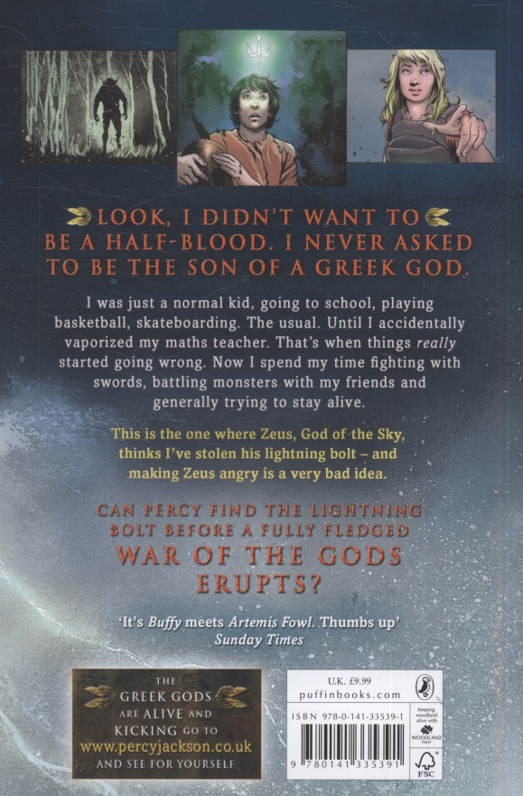 Percy Jackson and the Lightning Thief - The Graphic Novel (Book 1 of ...