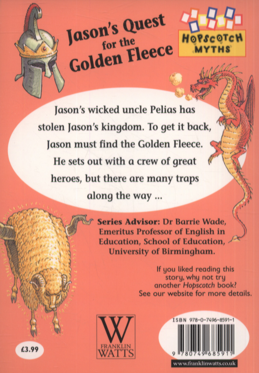 Hopscotch: Myths: Jason's Quest for the Golden Fleece by Adeney, Anne ...