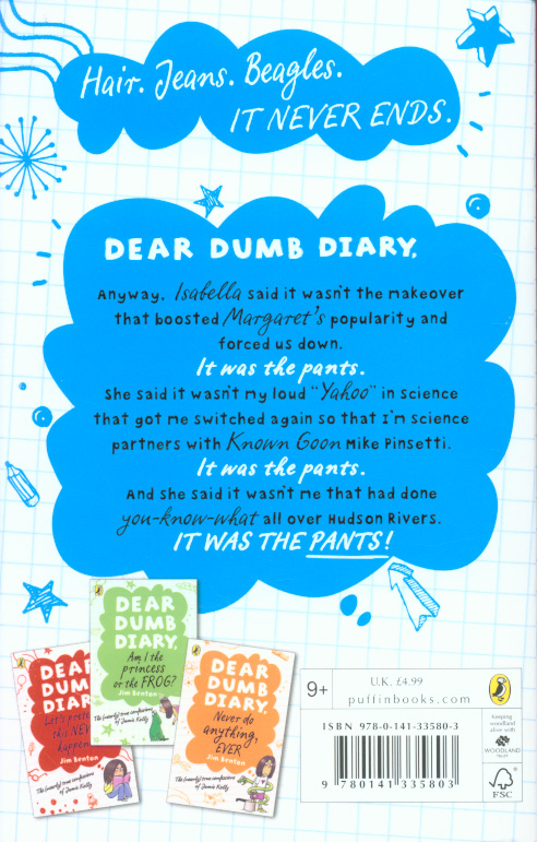 Dear Dumb Diary: My Pants are Haunted by Benton, Jim (9780141335803 ...