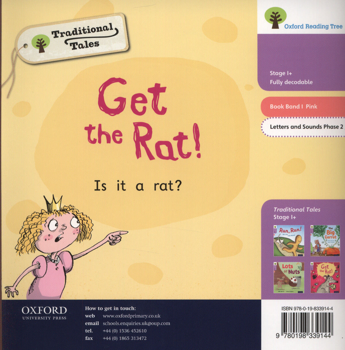 Oxford Reading Tree Traditional Tales: Level 1+: Get the Rat! by Gamble ...