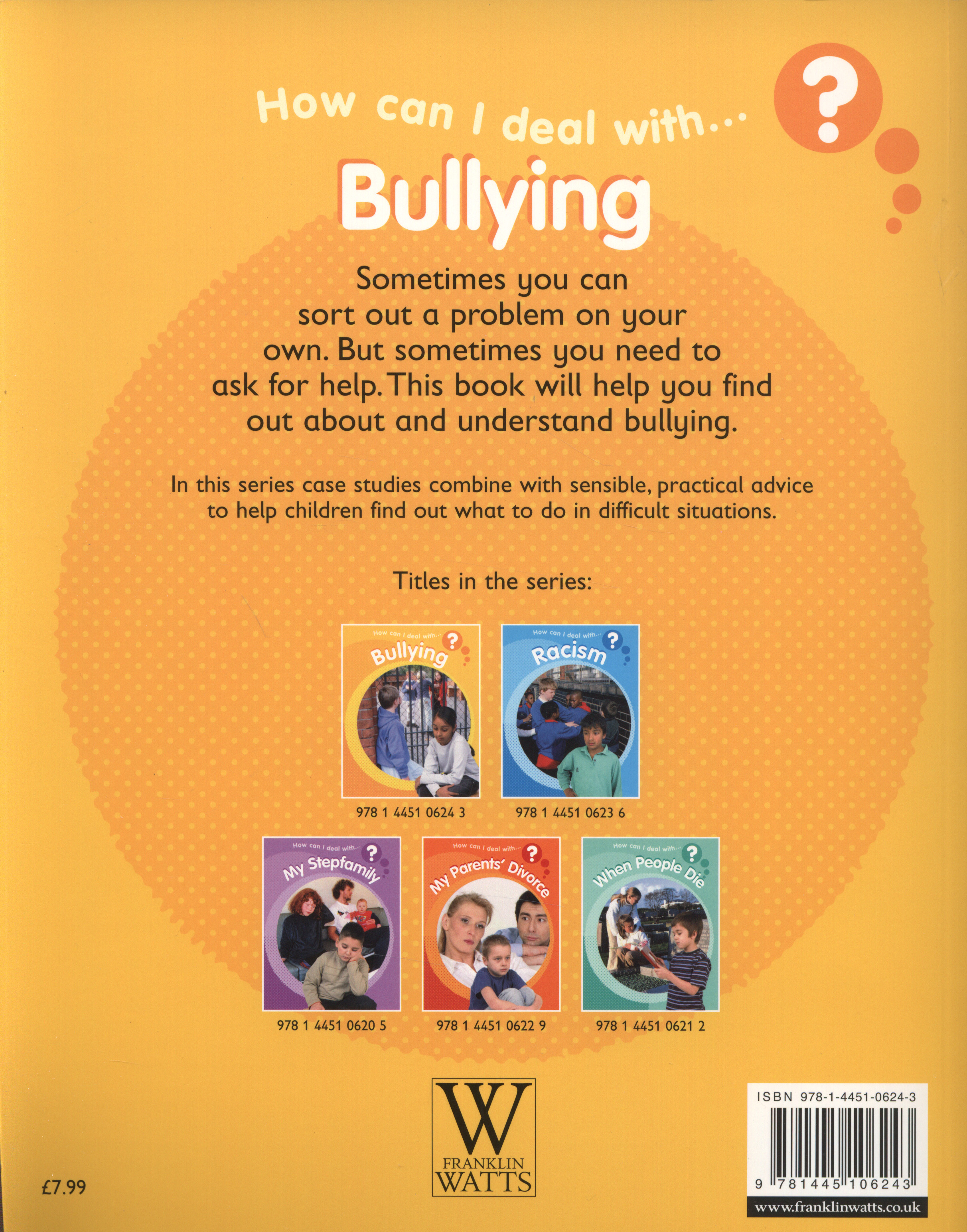 How Can I Deal With?: Bullying by Hewitt, Sally (9781445106243 ...