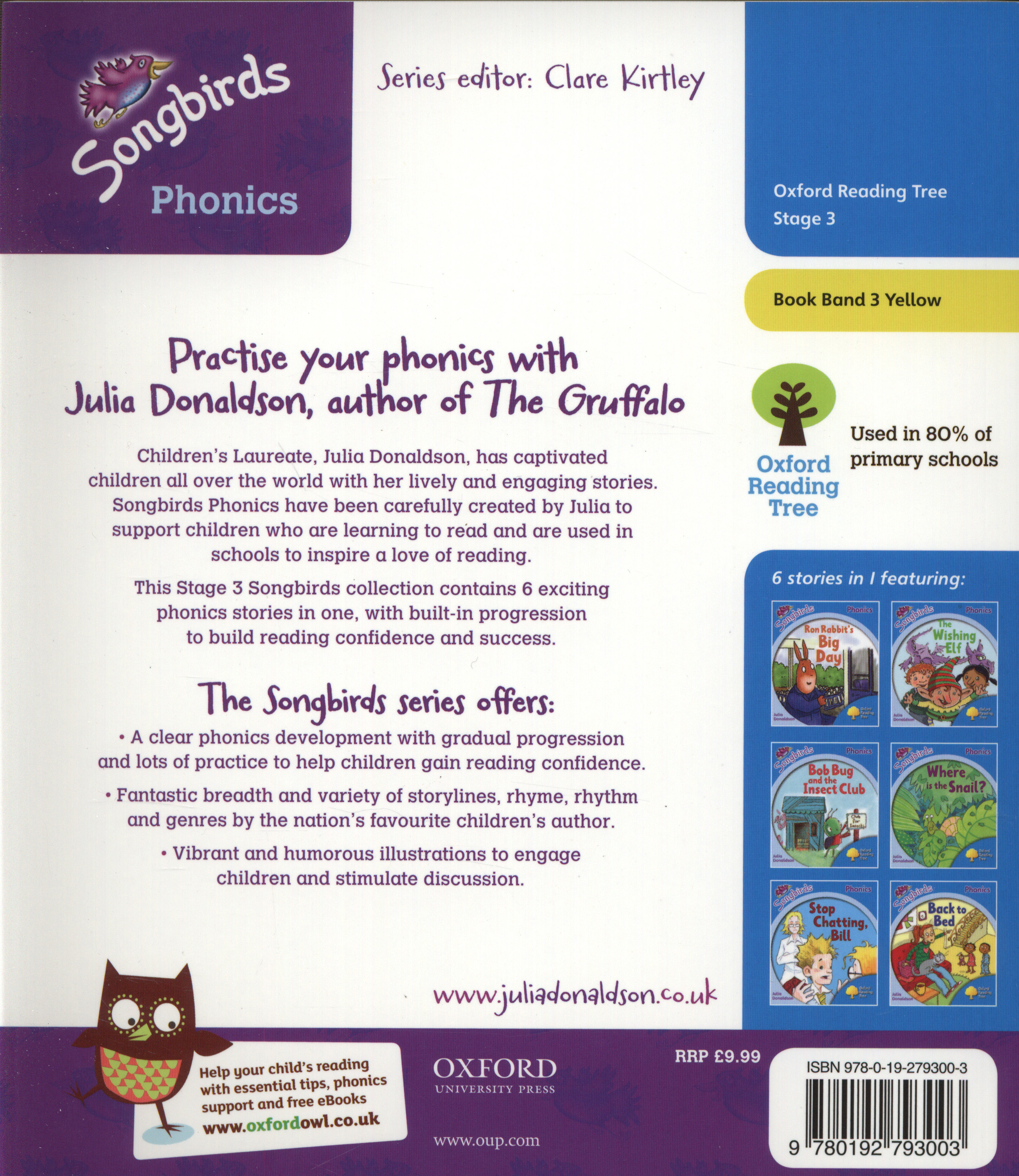 Oxford Reading Tree Songbirds: Level 3: Where Is the Snail and Other ...