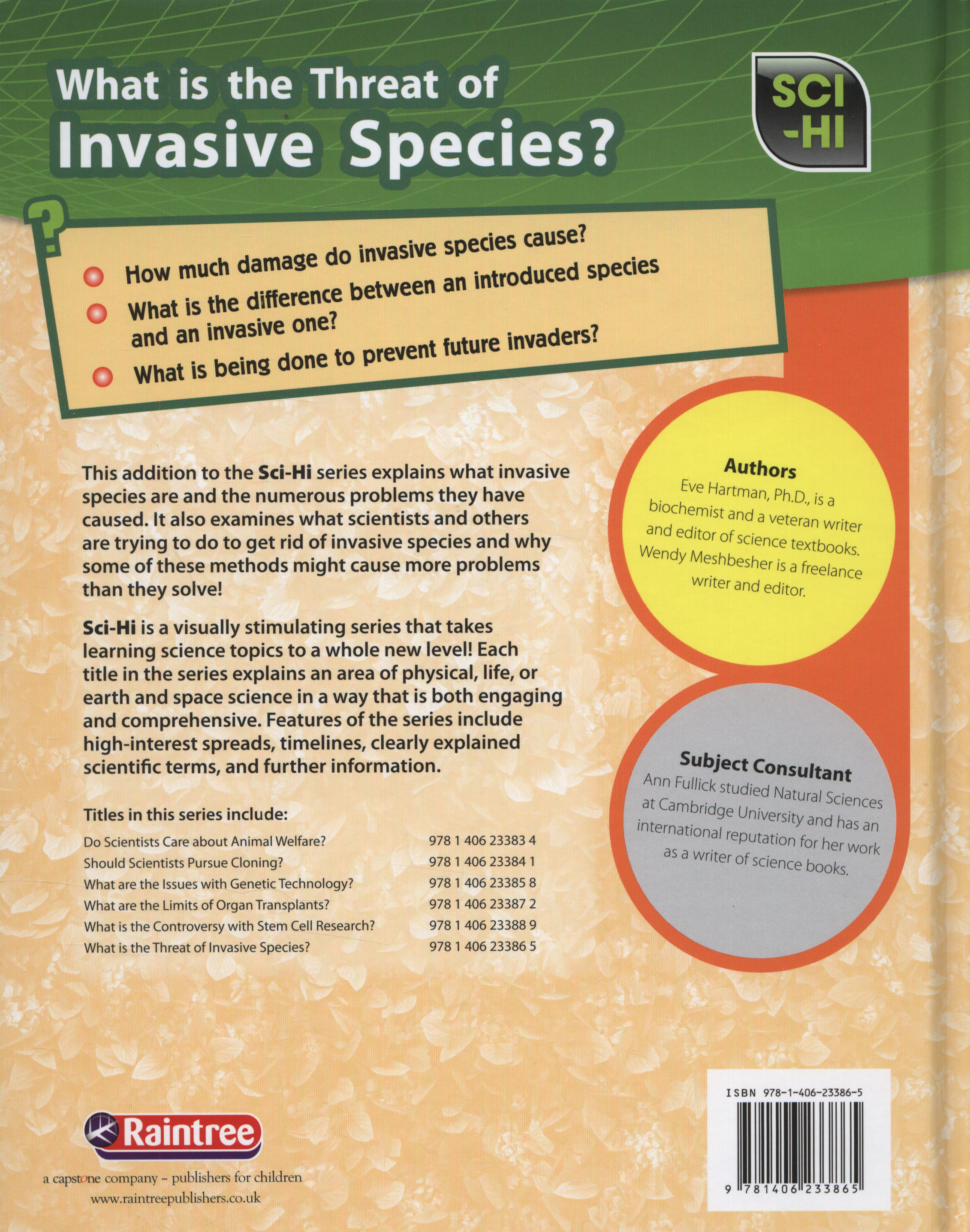 What Is the Threat of Invasive Species? by Hartman, Eve (9781406233865 ...