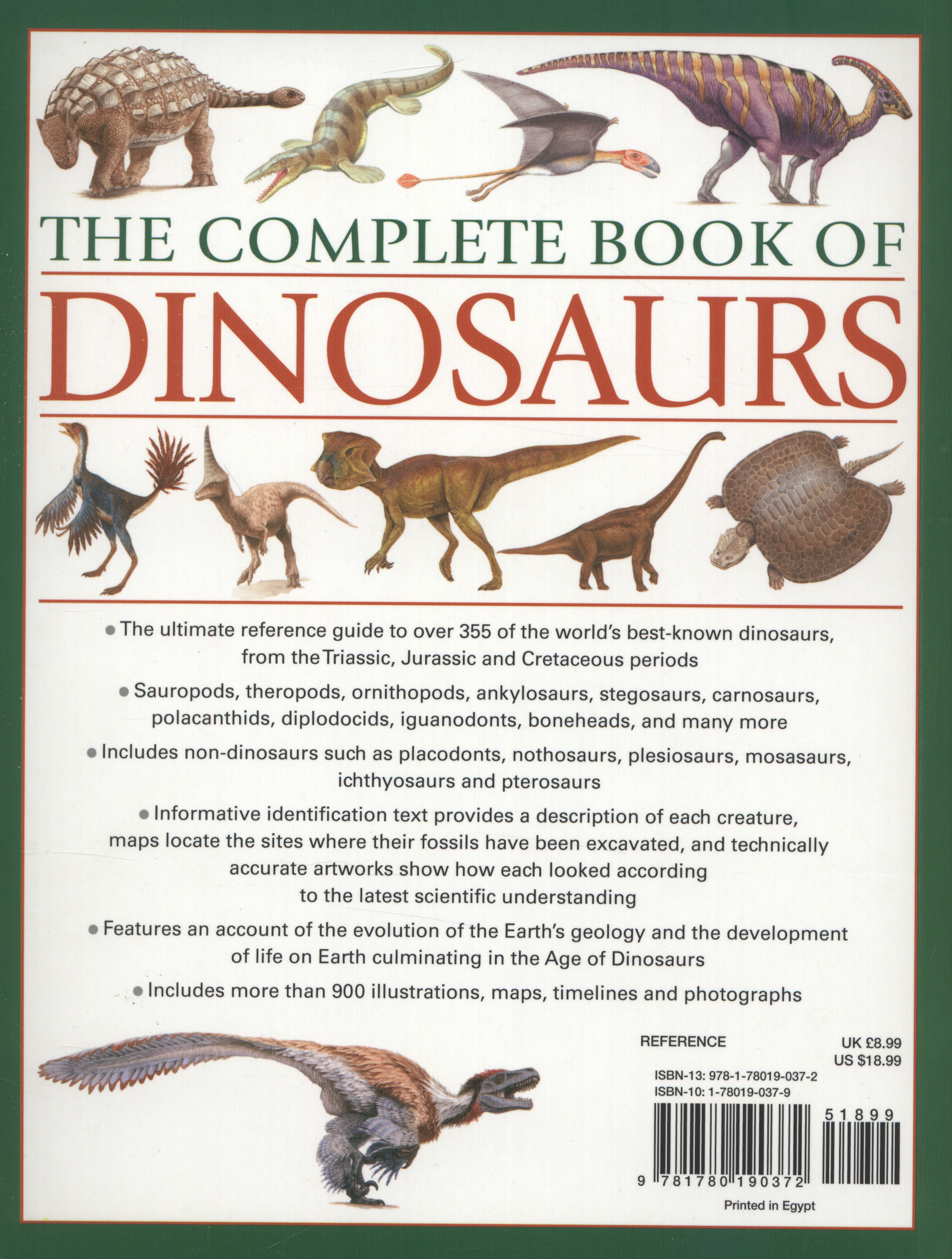 Complete Book of Dinosaurs by Dixon Dougal (9781780190372) | Browns Books
