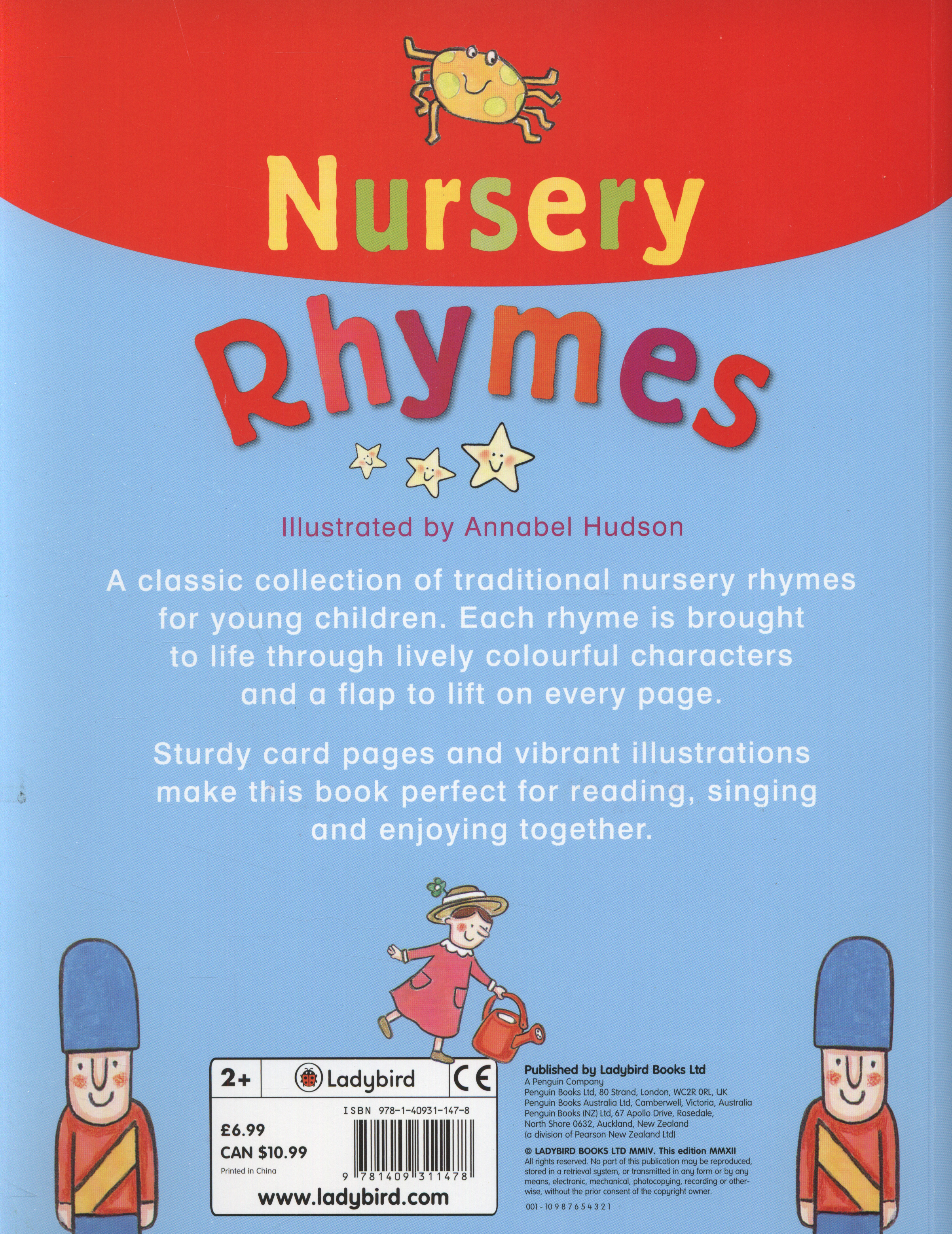 Ladybird Lift-The-Flap Book: Nursery Rhymes by Ladybird (9781409311478 ...
