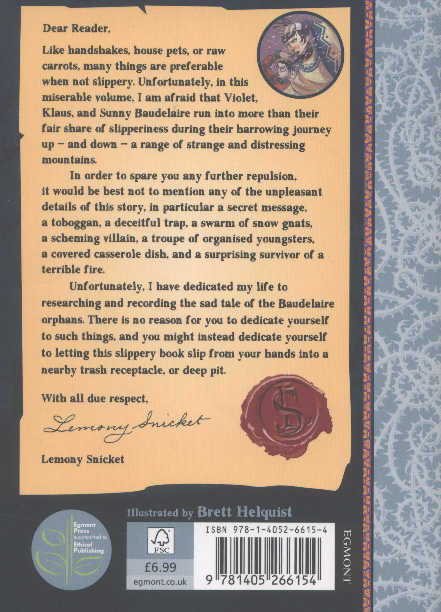 The Slippery Slope by Snicket, Lemony (9781405266154) | Browns Books