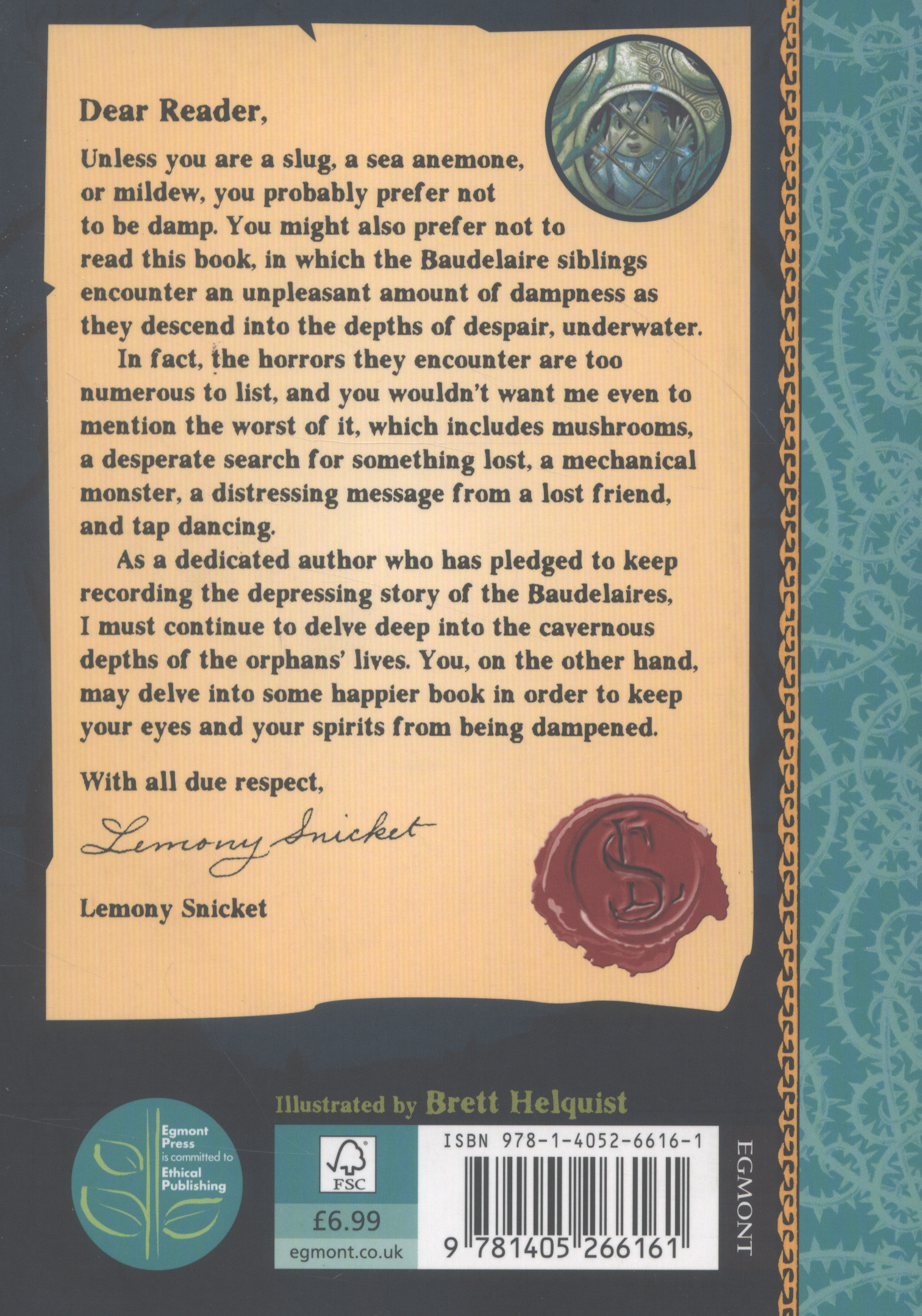 The Grim Grotto by Snicket, Lemony (9781405266161) | Browns Books