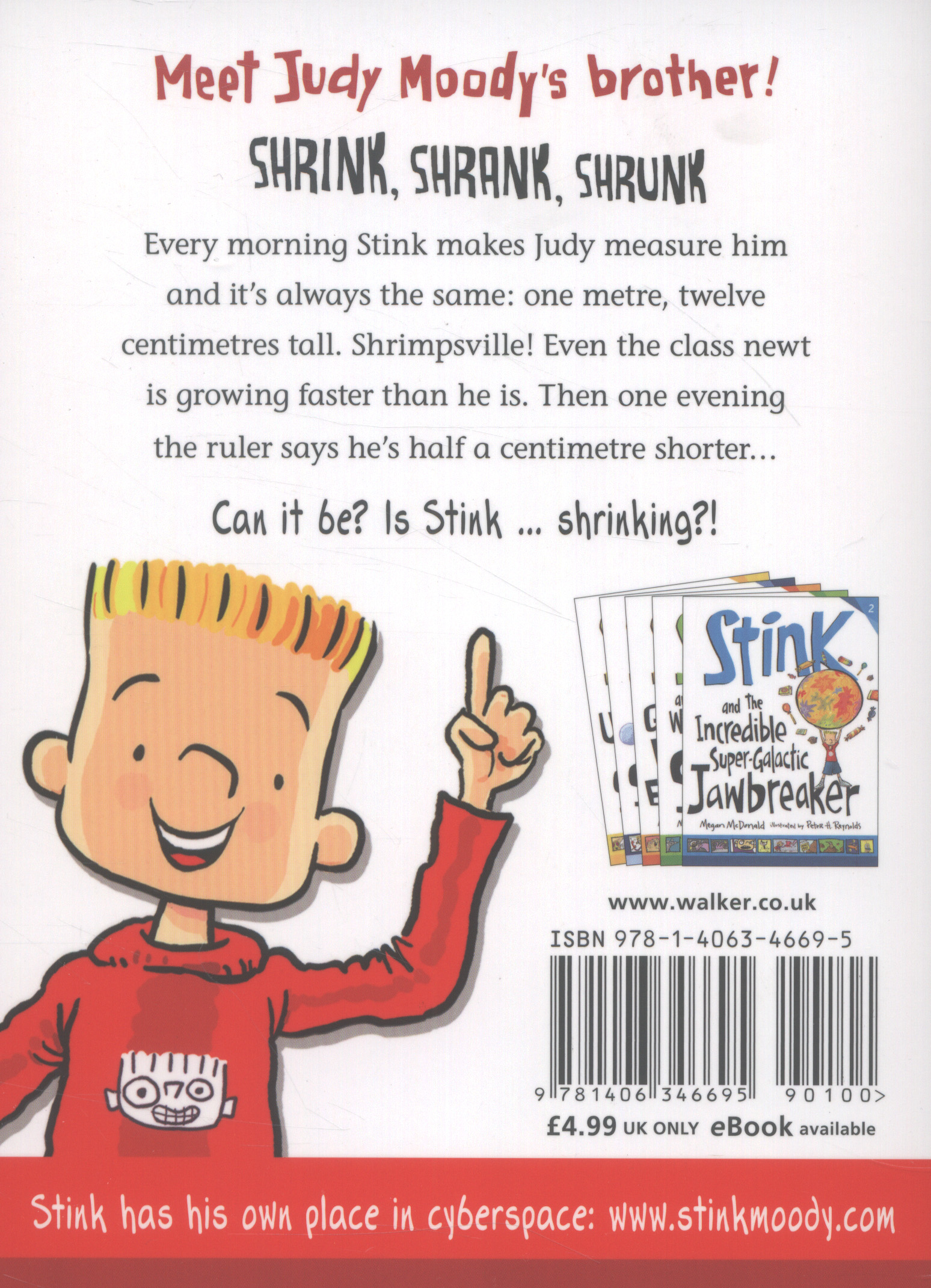 Stink: The Incredible Shrinking Kid by McDonald, Megan (9781406346695 ...