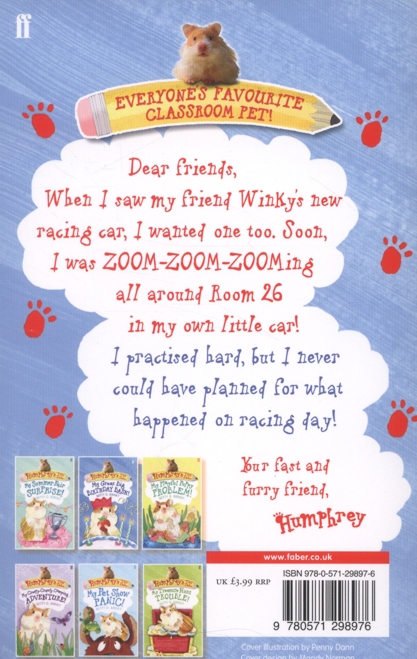 Humphrey's Tiny Tales 7: My Really Wheely Racing Day! by Birney, Betty ...
