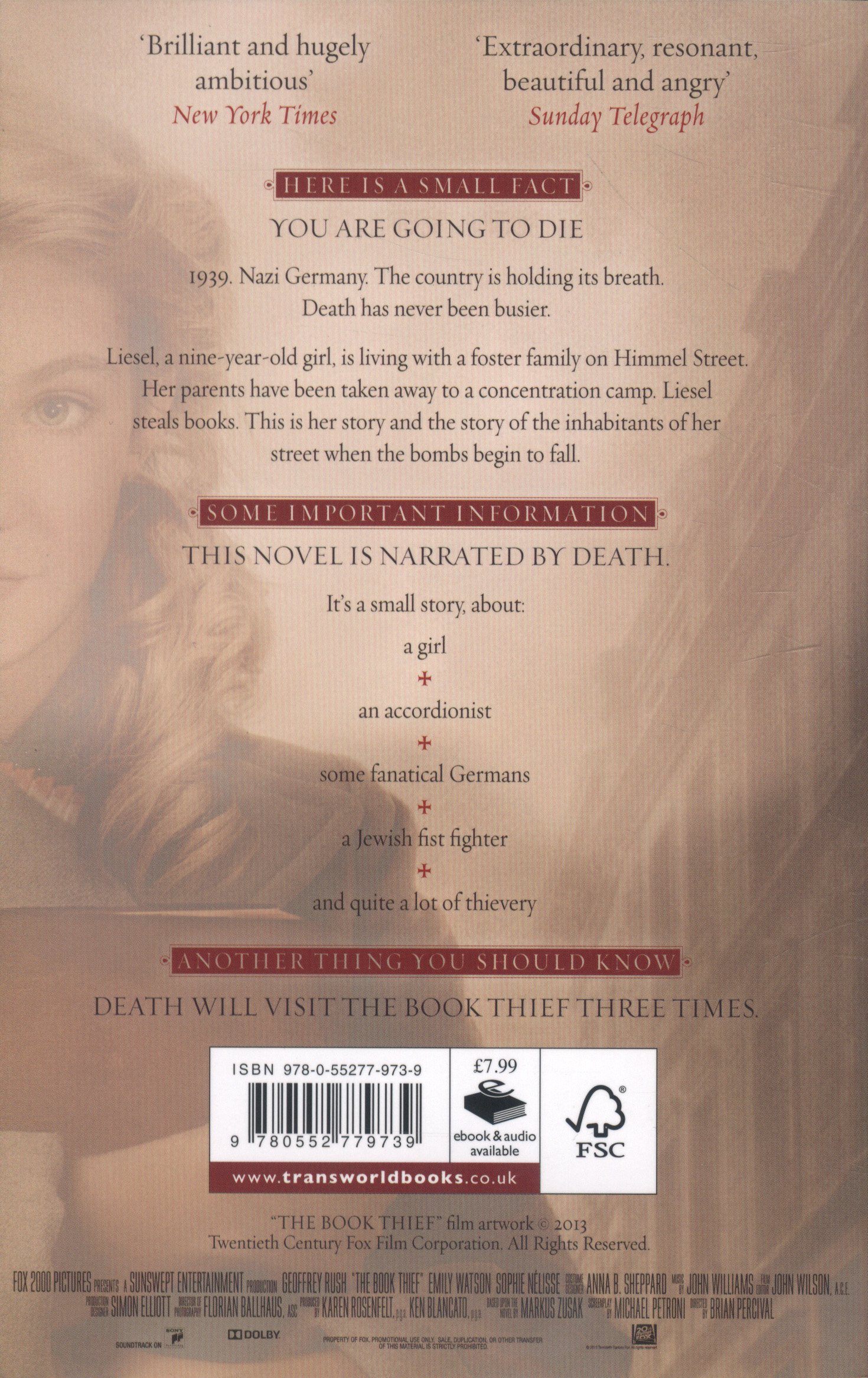 The Book Thief : Film tie-in
