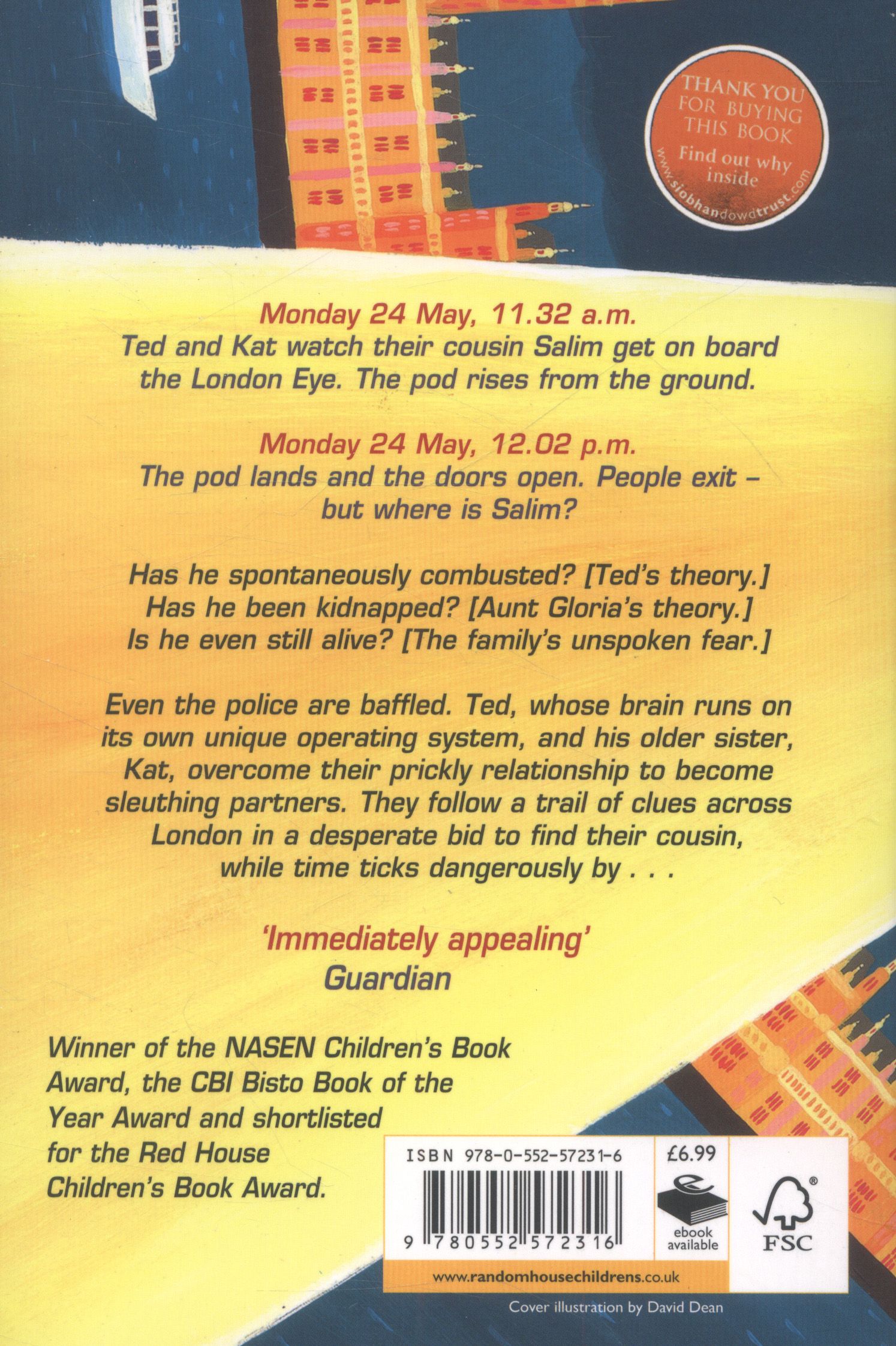 The London Eye mystery by Dowd, Siobhan (9780552572316) | BrownsBfS