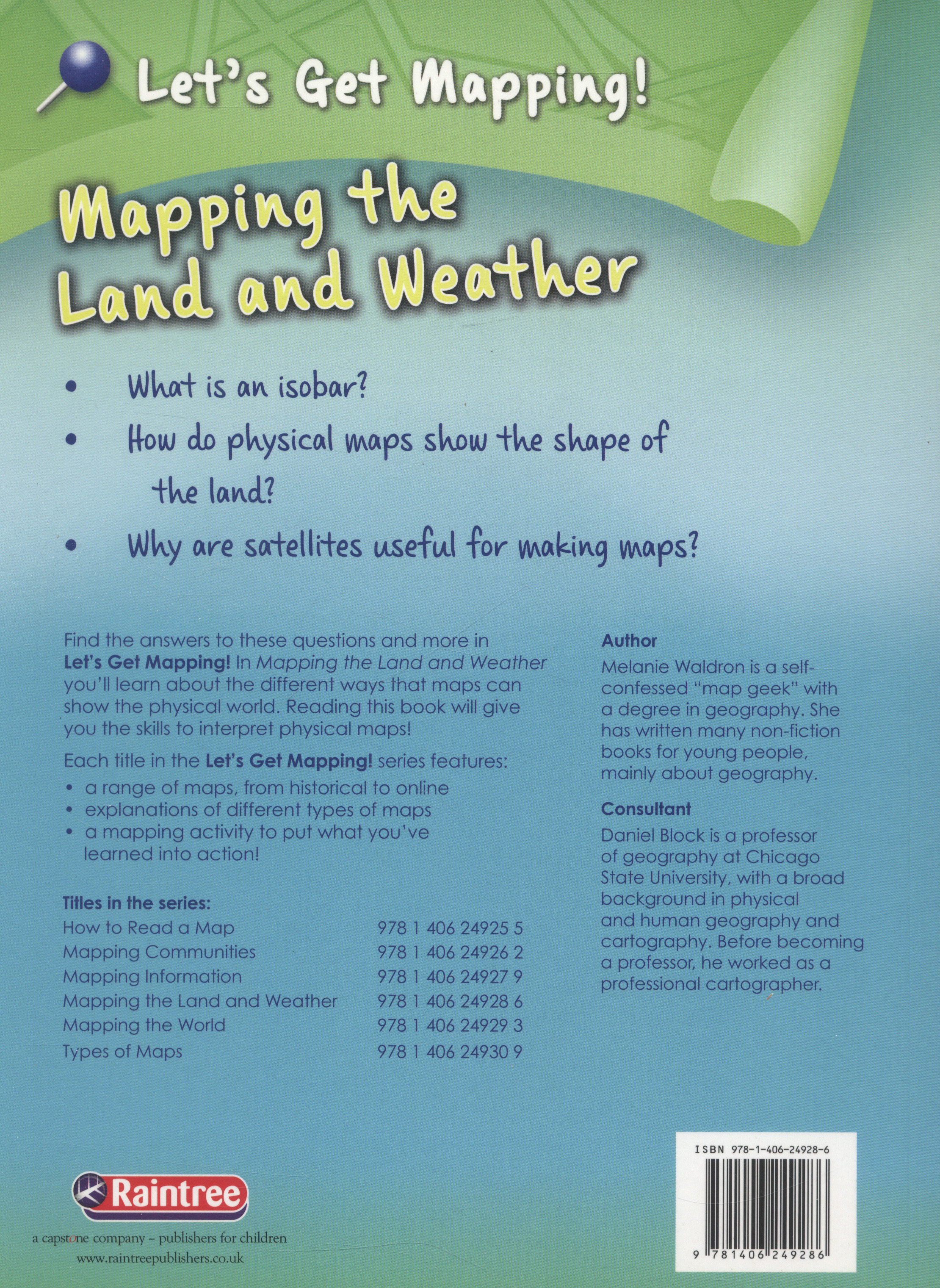 Mapping the Land and Weather by Waldron, Melanie (9781406249286 ...