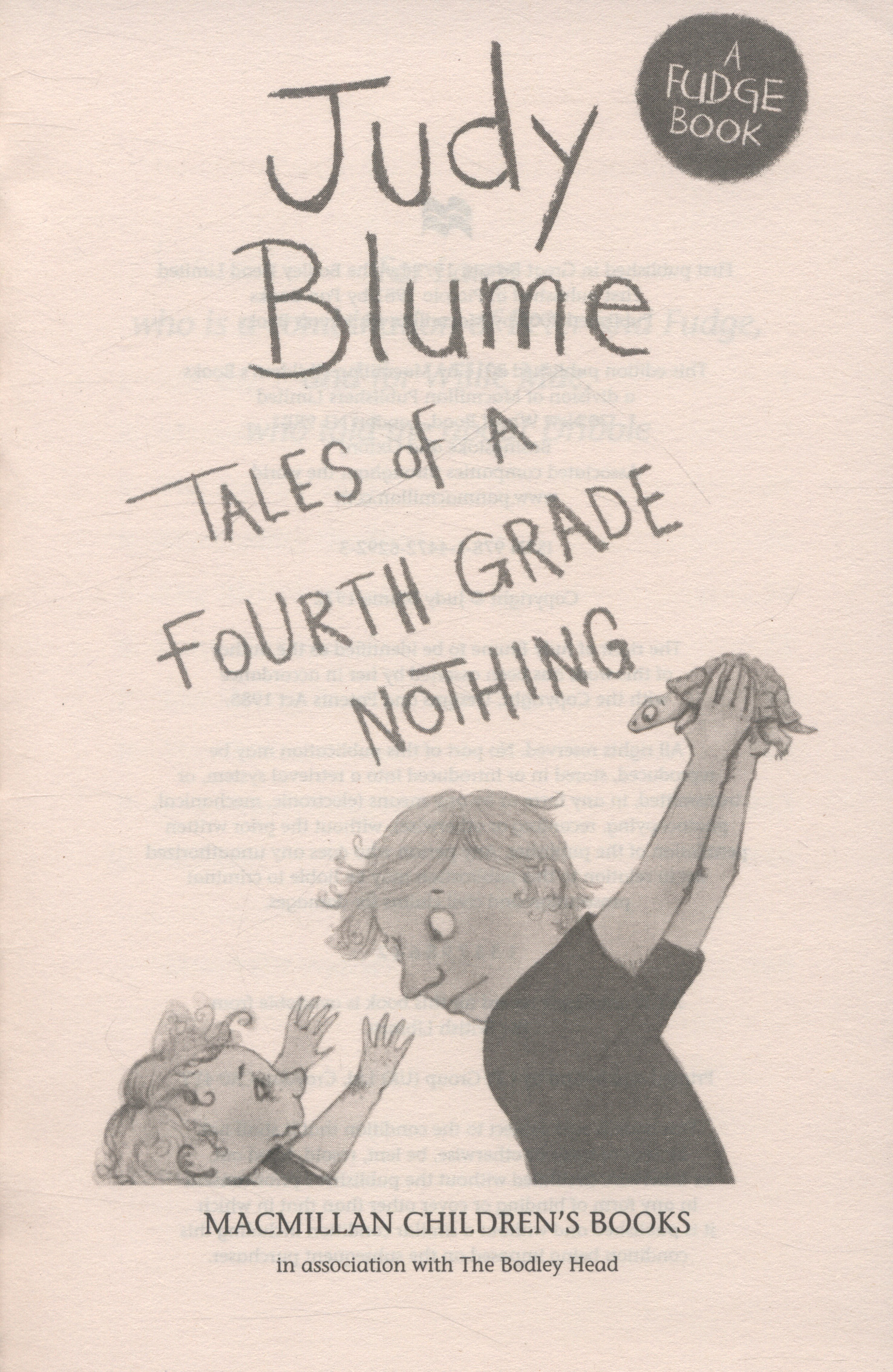 Tales of a fourth grade nothing