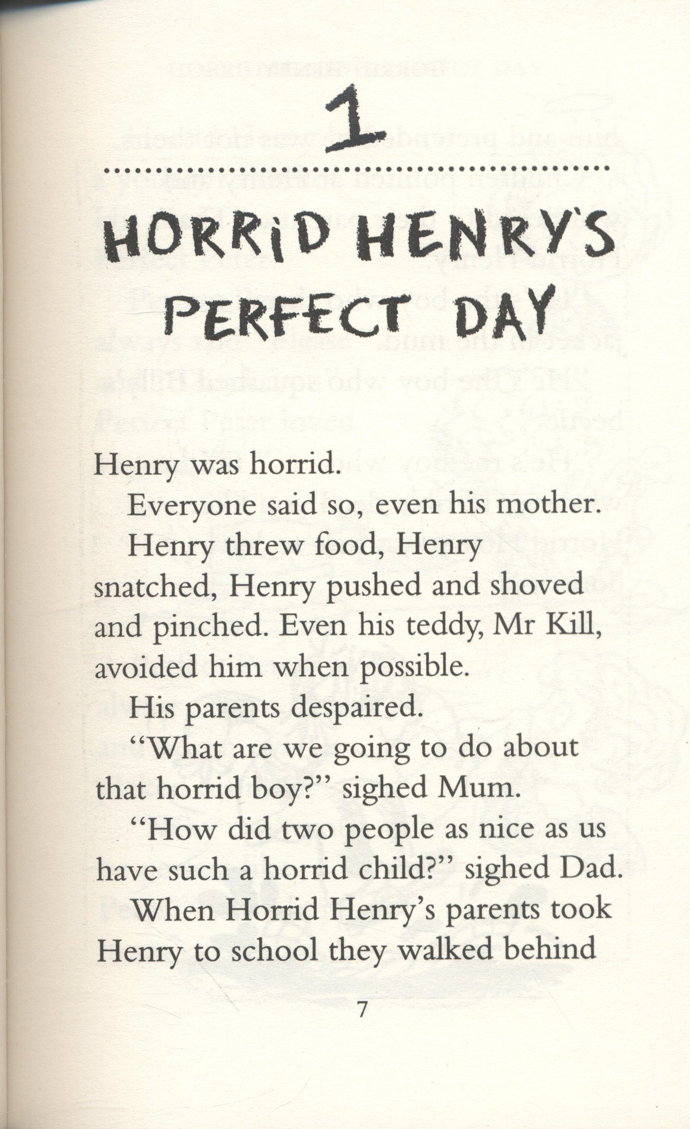 Horrid Henry : Book 1 (20th anniversary edition) Horrid Henry : Book 1 (20th anniversary edition)