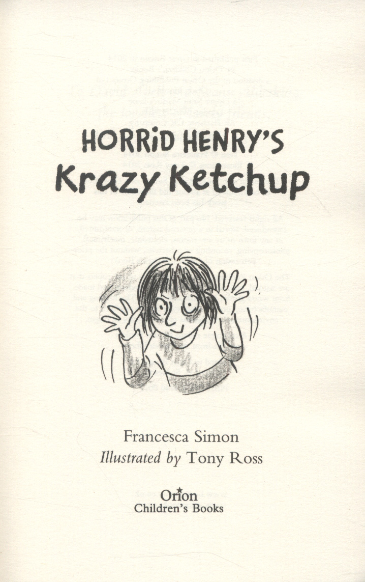 Krazy Ketchup by Simon, Francesca (9781444000177) | Browns Books