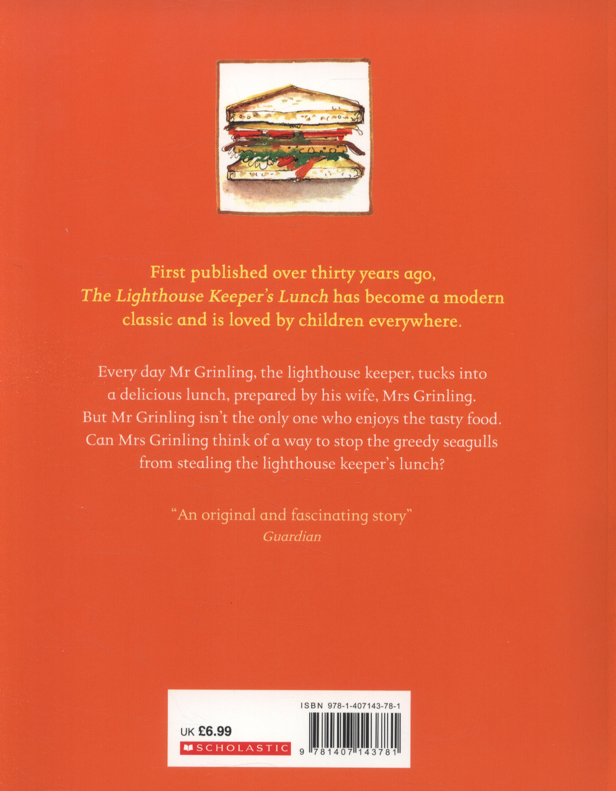 The Lighthouse Keeper's Lunch by Armitage, Ronda (9781407143781 ...
