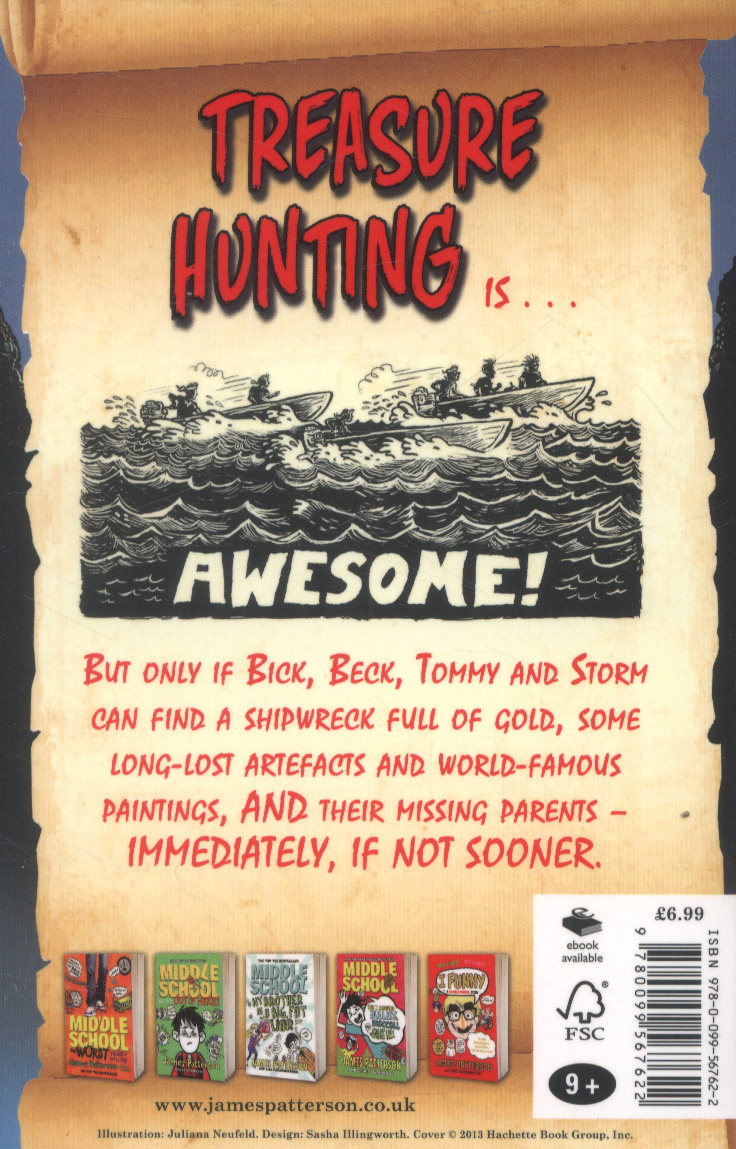 Treasure Hunters by Patterson, James (9780099567622) | Browns Books