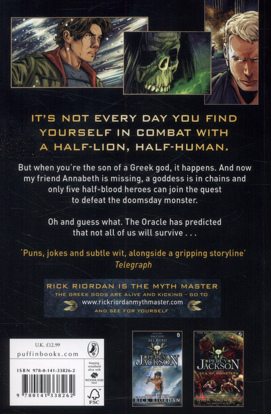 Percy Jackson And The Titans Curse The Graphic Novel By Riordan