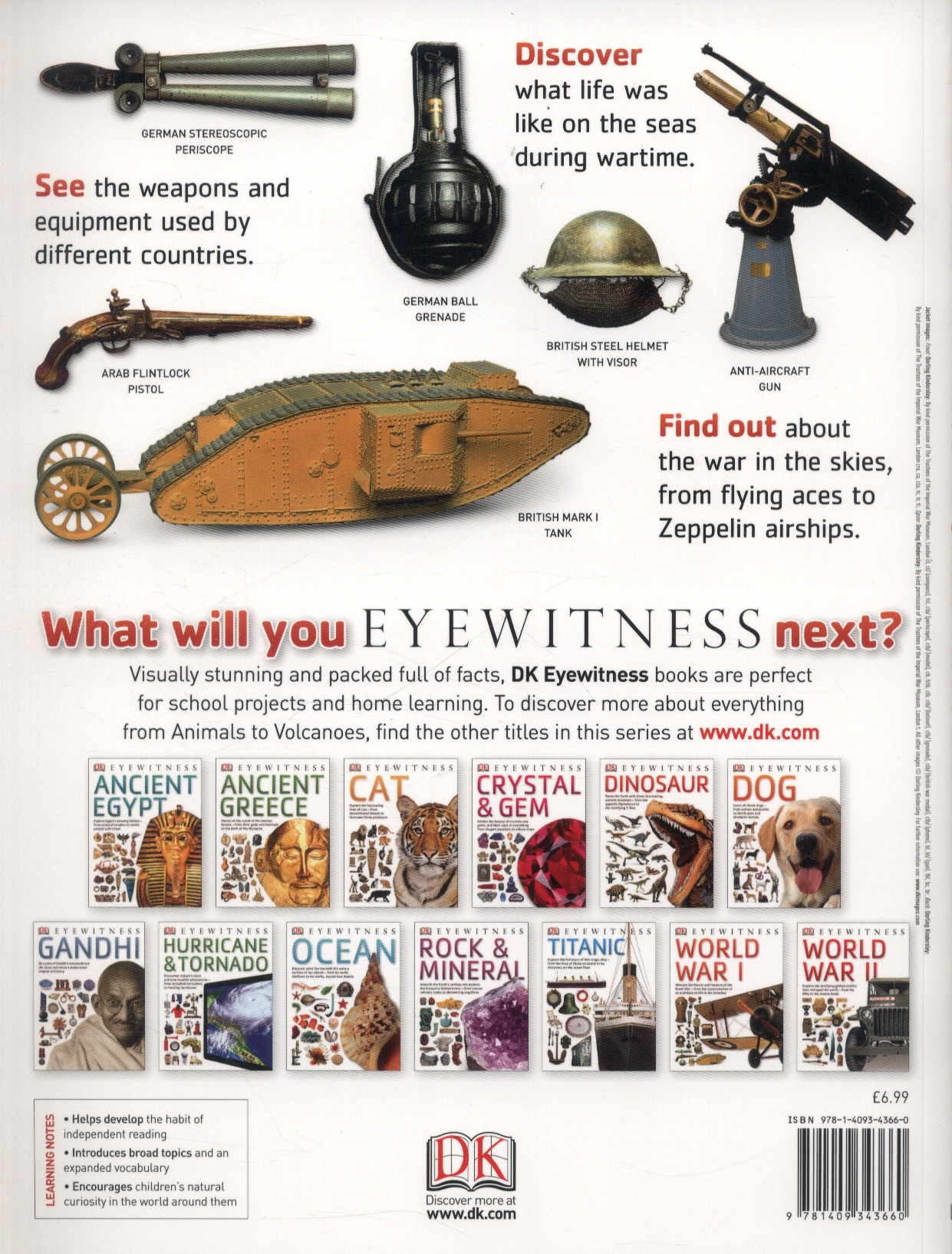 World War I by DK (9781409343660) | Browns Books