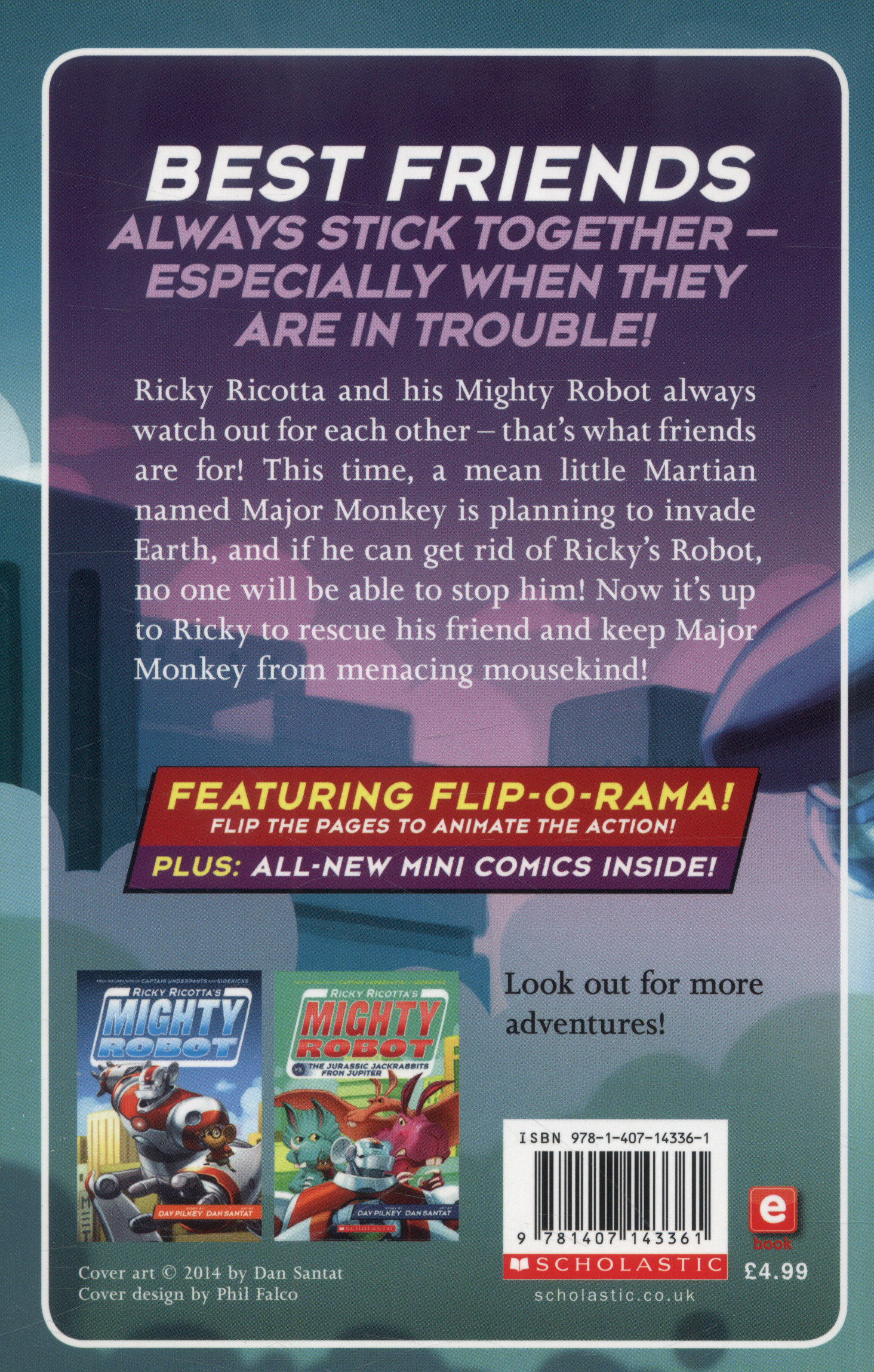 Ricky Ricotta's Mighty Robot vs the Mecha-Monkeys from Mars by Pilkey ...
