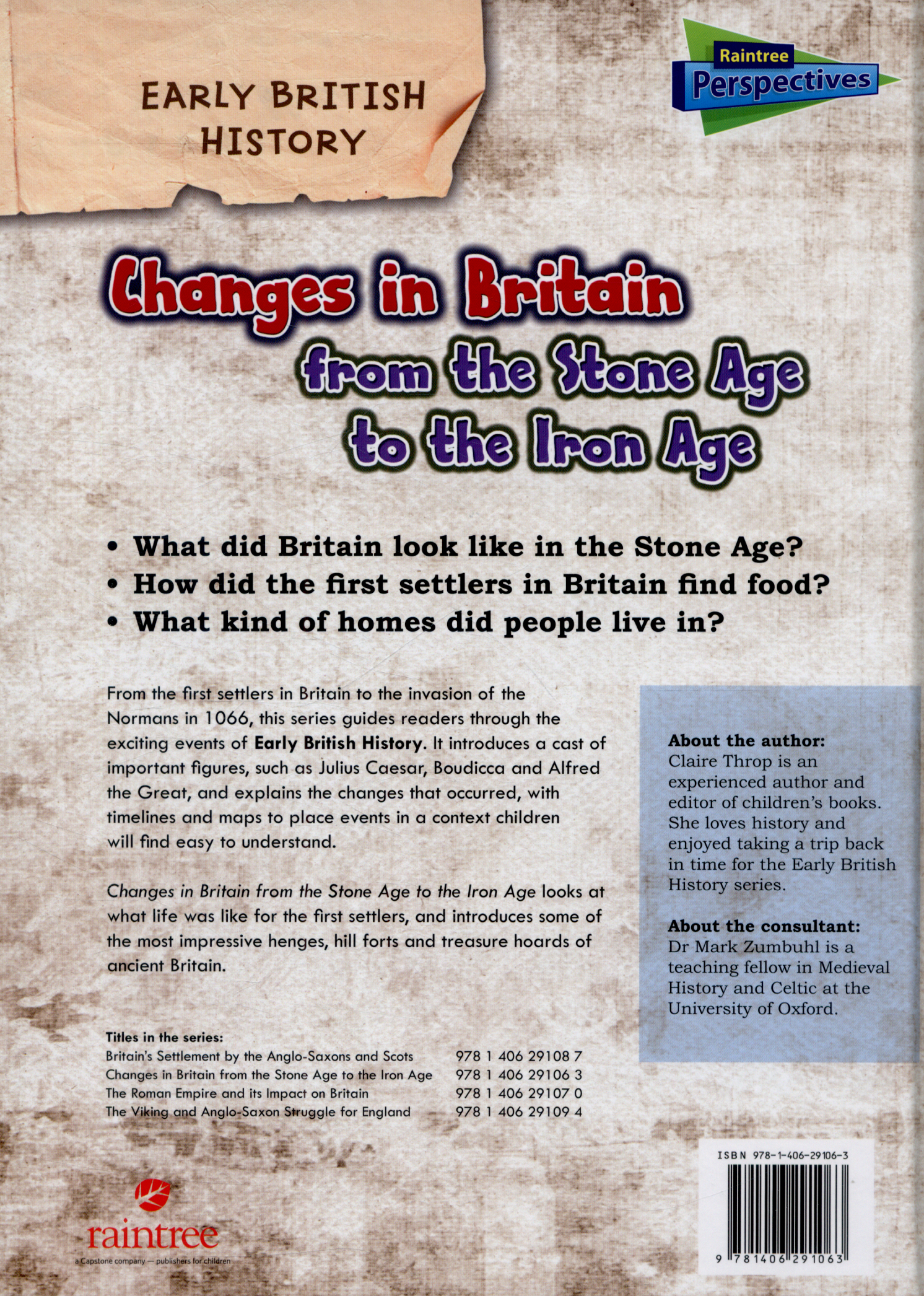 Changes in Britain from the Stone Age to the Iron Age