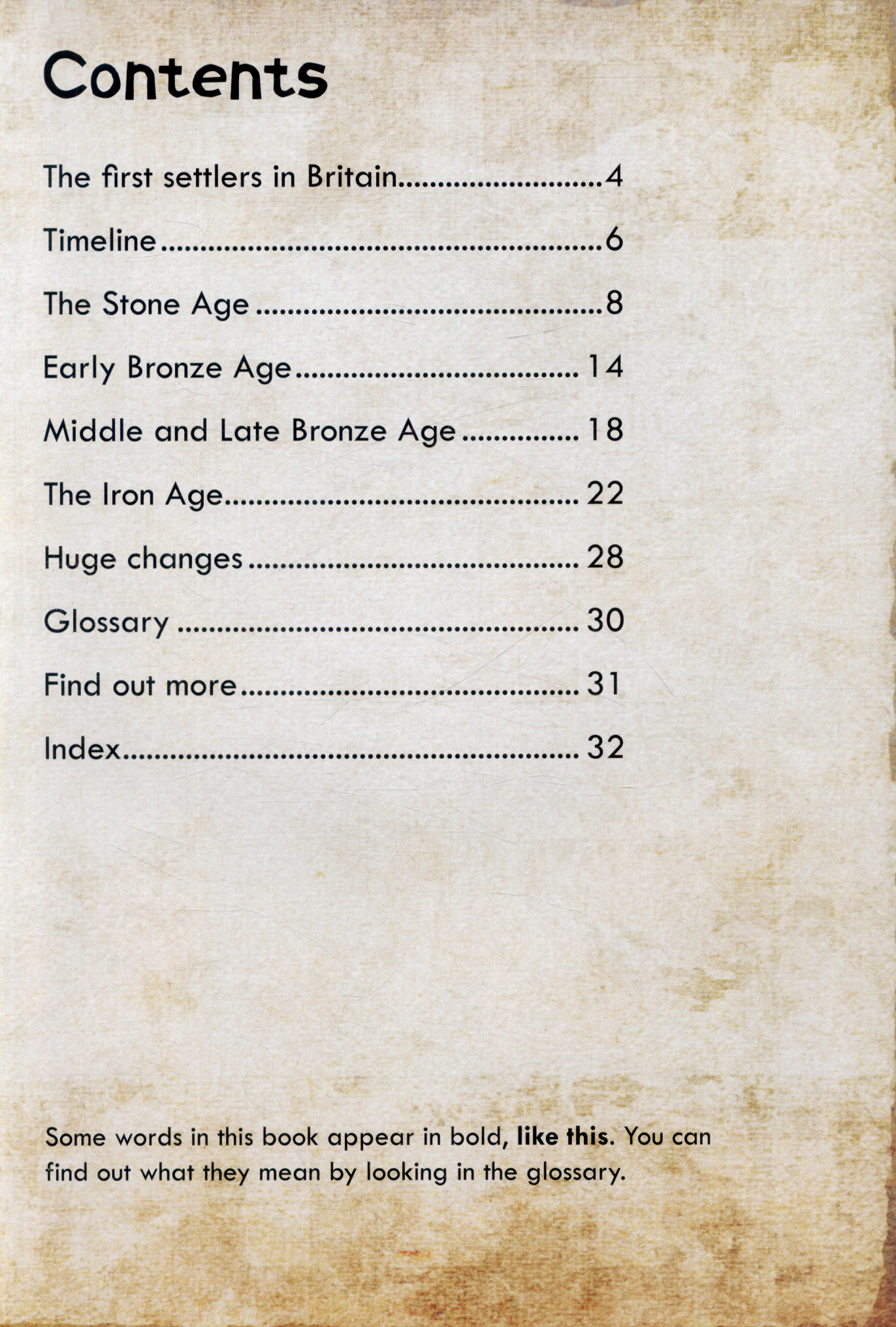 Changes in Britain from the Stone Age to the Iron Age by Throp, Claire ...