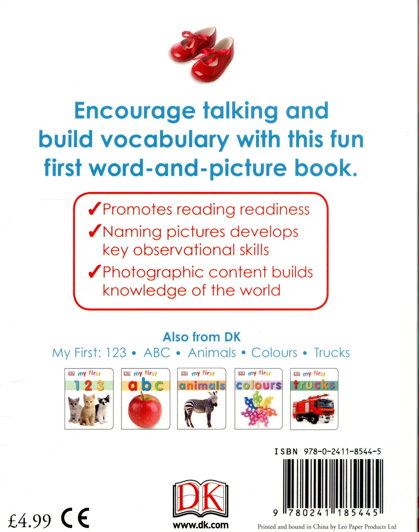 My first words by DK (9780241185445) | BrownsBfS