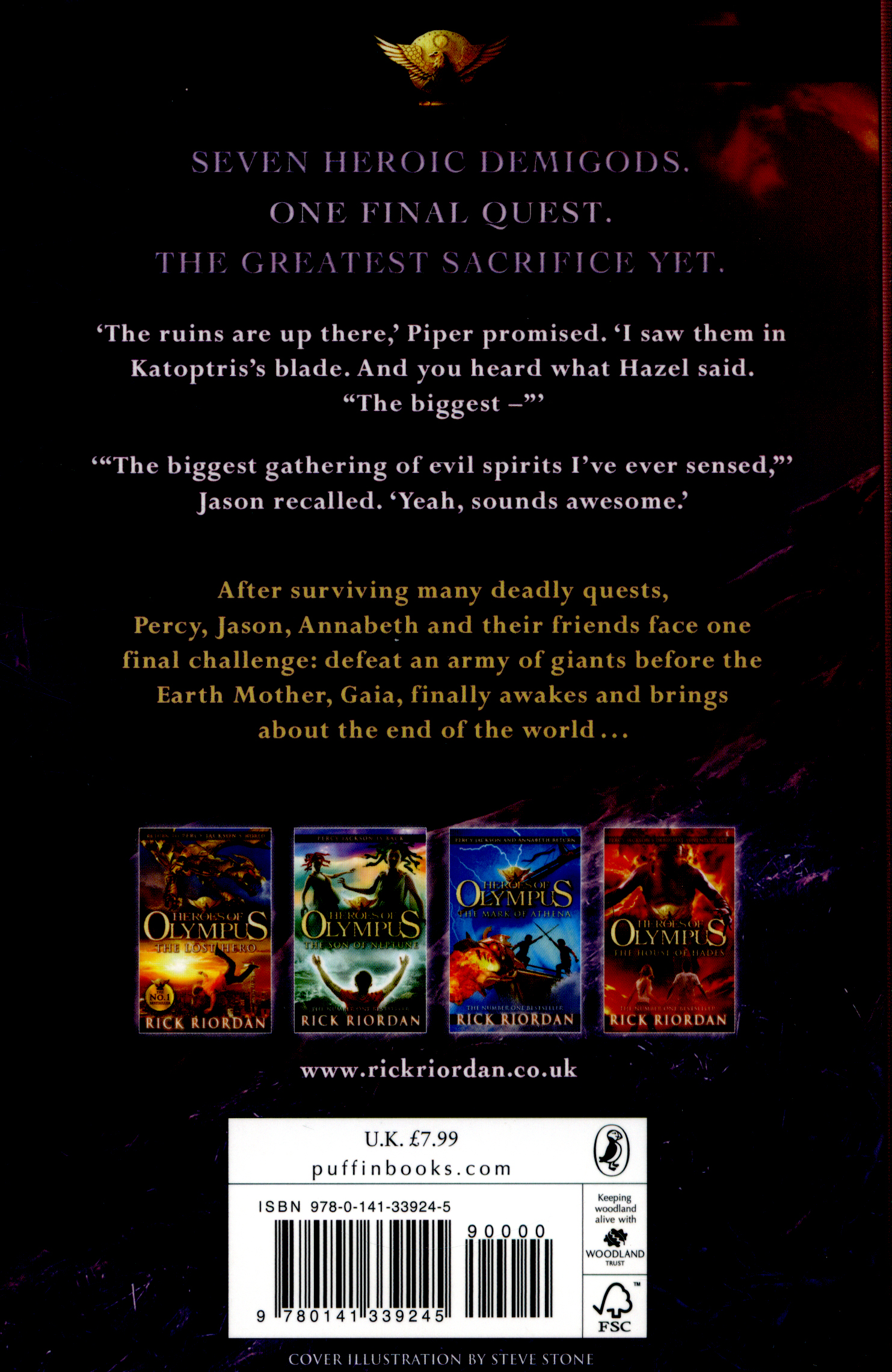 The Blood of Olympus (Heroes of Olympus Book 5) by Riordan, Rick ...