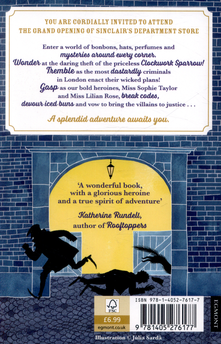 The mystery of the clockwork sparrow by Woodfine, Katherine ...