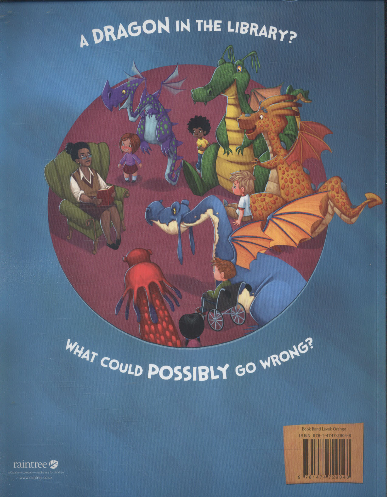 Do not bring your dragon to the library