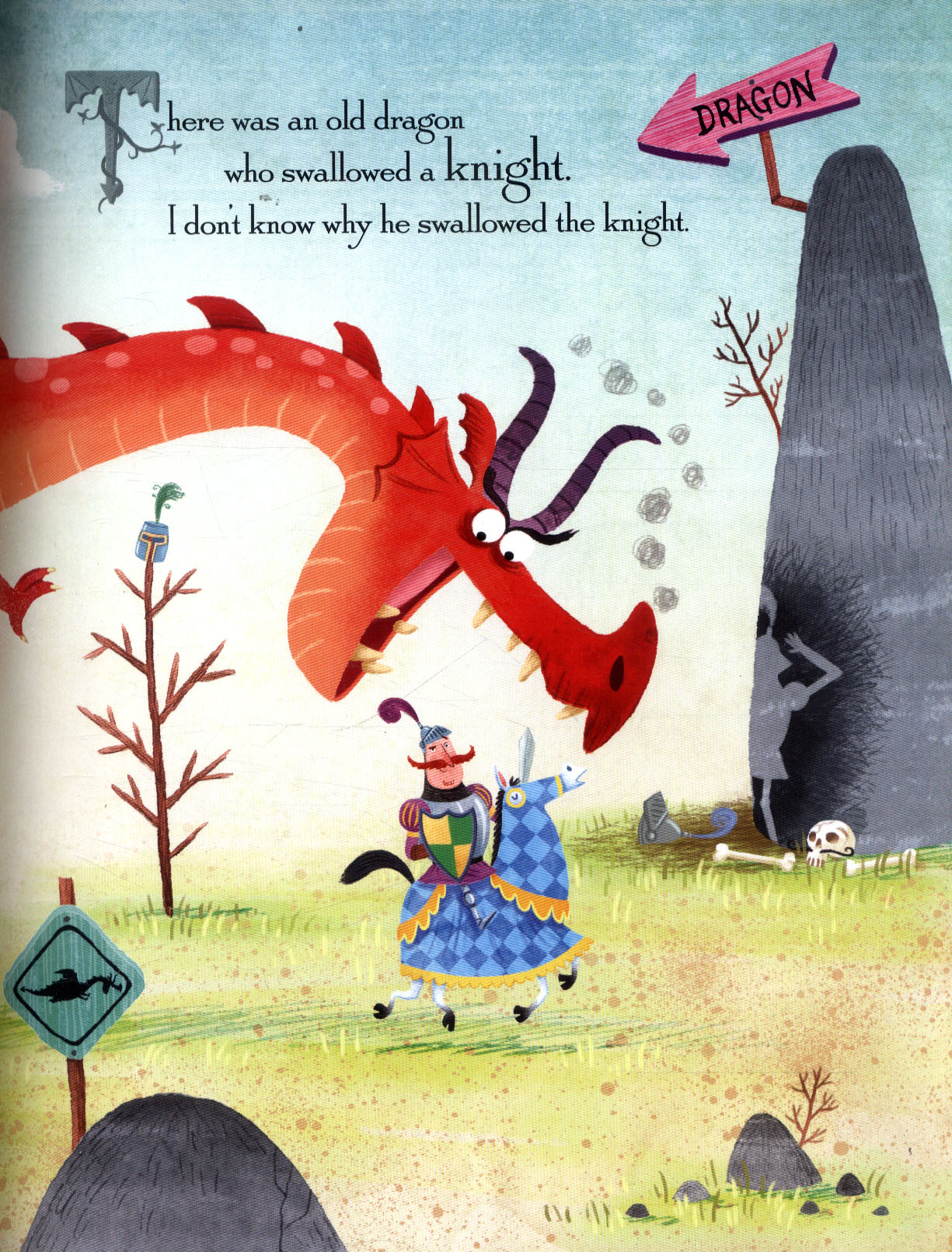 There was an old dragon who swallowed a knight by Klostermann, Penny ...