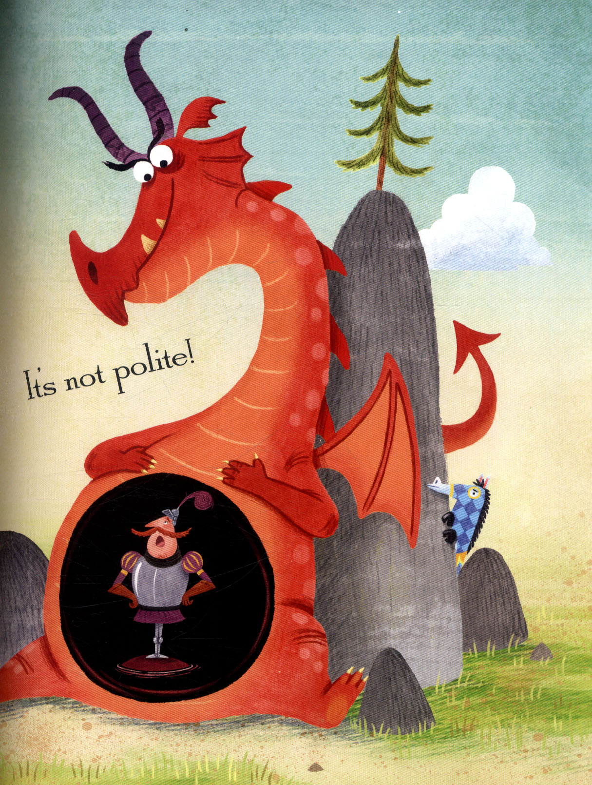 There was an old dragon who swallowed a knight by Klostermann, Penny ...